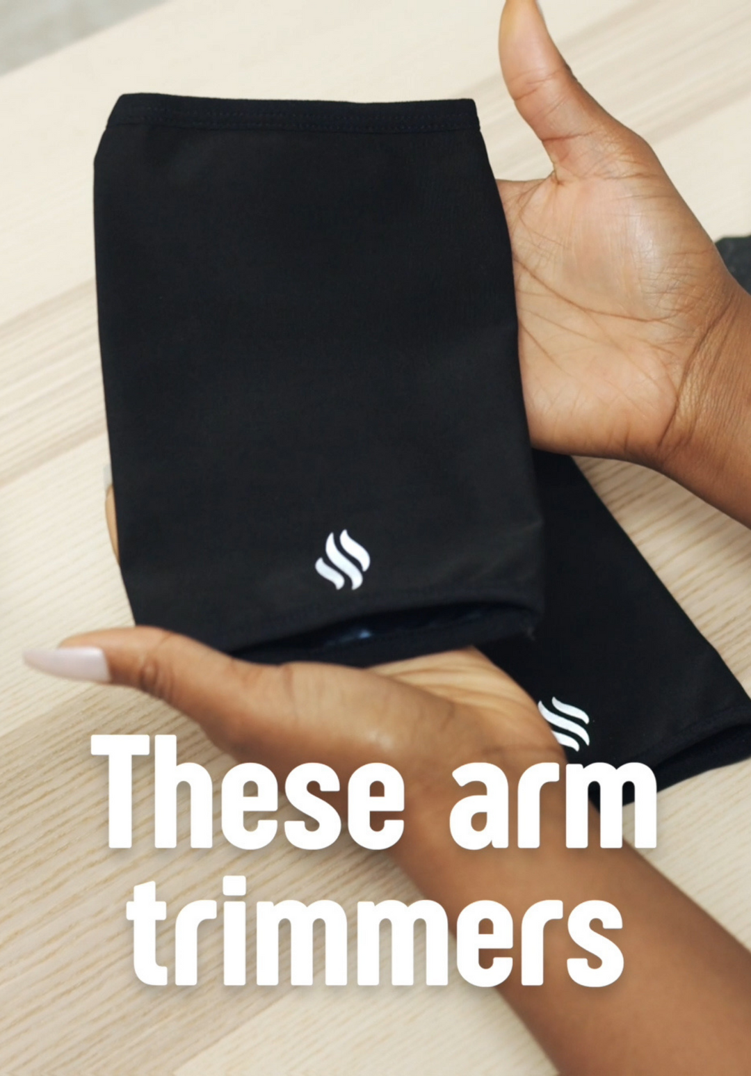Sweat Shaper Women's Arm Trimmers | Black